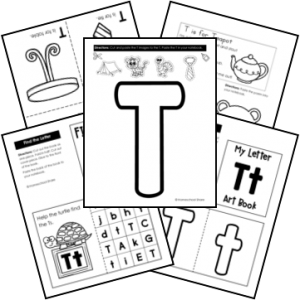 Letter T Alphabet Lapbook - Homeschool Share