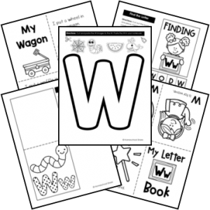 Letter W Alphabet Lapbook - Homeschool Share