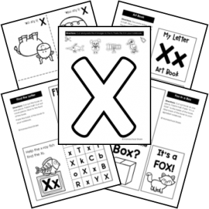 Letter X Alphabet Lapbook - Homeschool Share