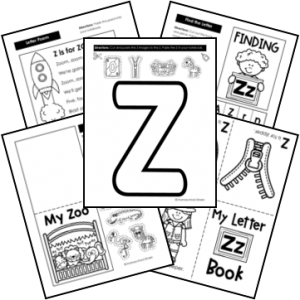 Letter Z Alphabet Lapbook – Homeschool Share