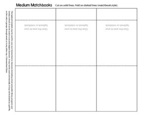 Matchbooks for Your Lapbook - Homeschool Share