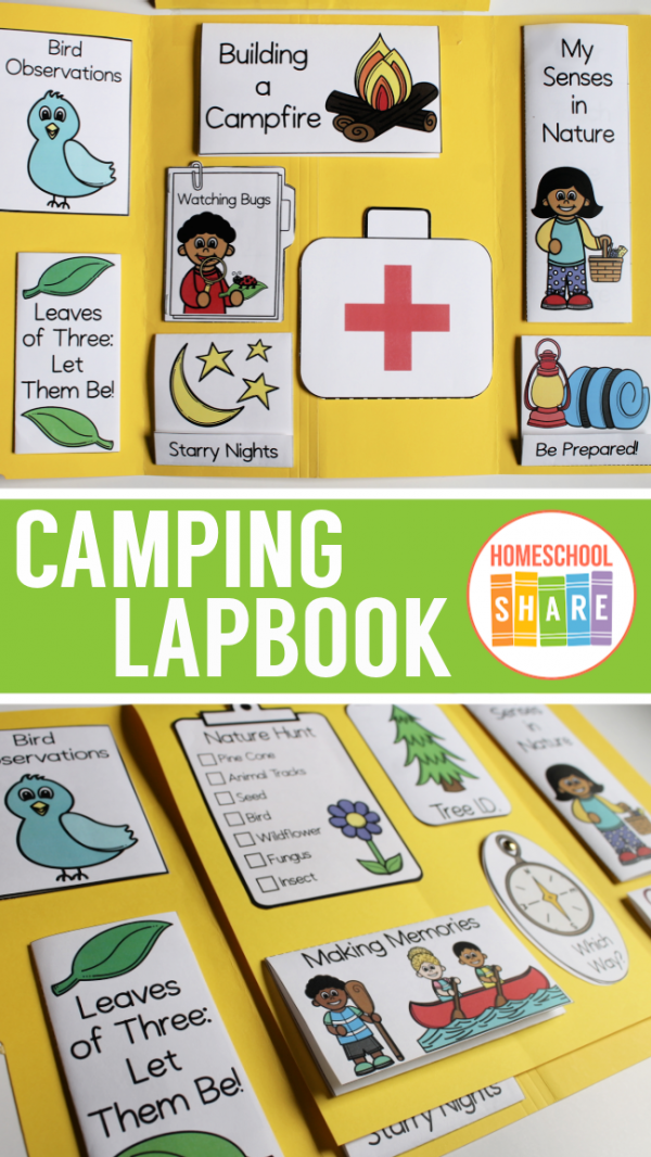 Camping Lapbook - Homeschool Share