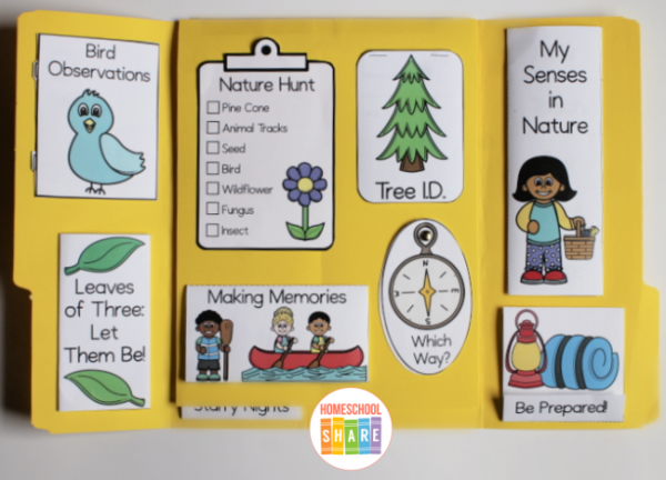 Camping Lapbook - Homeschool Share