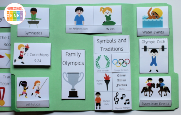 Olympics Lapbook - Homeschool Share