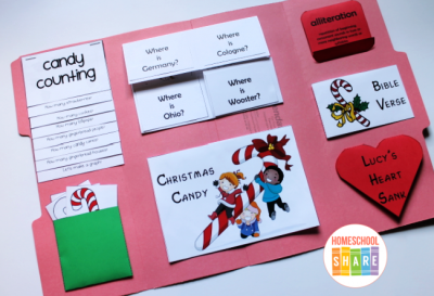 The Legend of the Candy Cane Activities & Lapbook - Homeschool Share