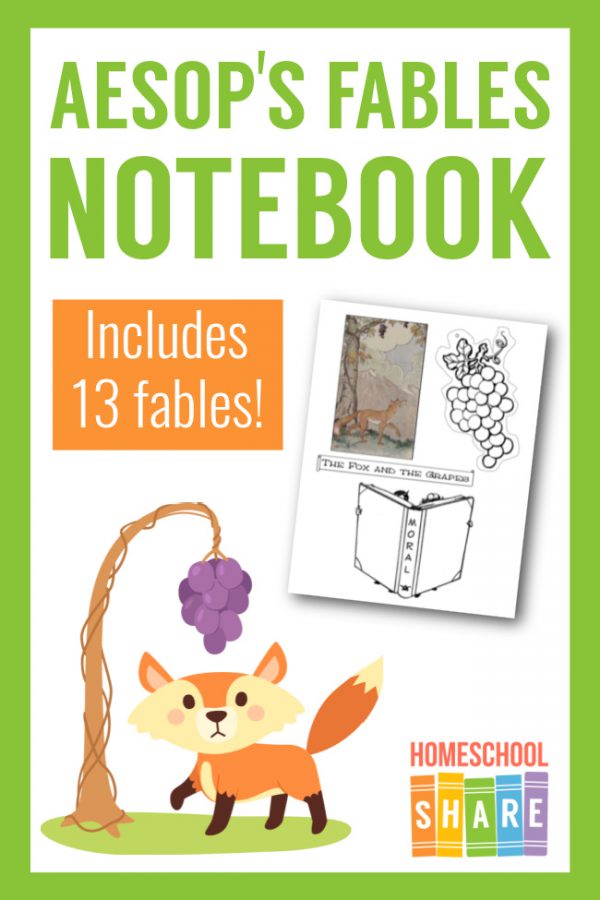 Aesop's Fables Notebook - Homeschool Share
