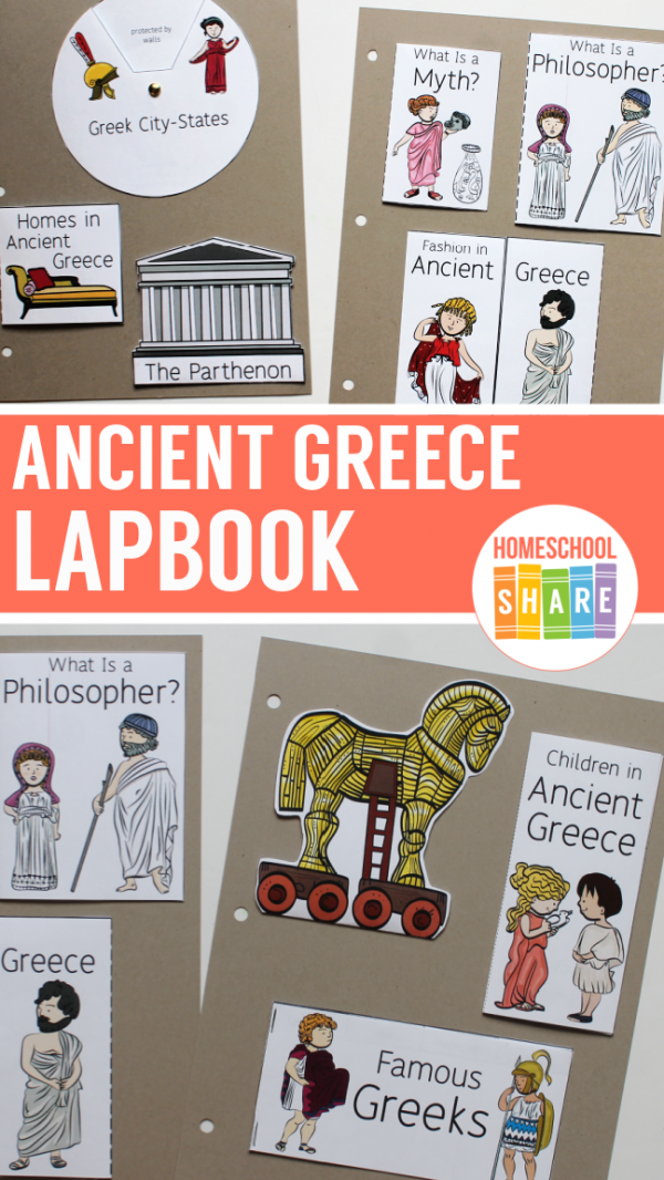 Free Ancient Greece Lapbook - Homeschool Share