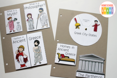 Free Ancient Greece Lapbook - Homeschool Share