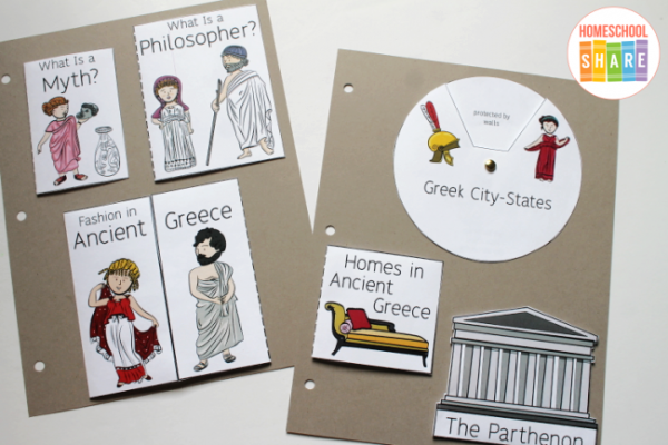 Free Ancient Greece Lapbook - Homeschool Share