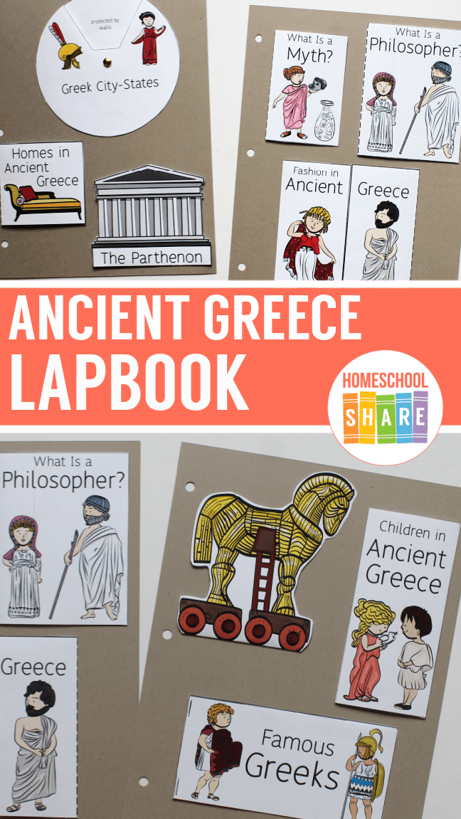 Free Ancient Greece Lapbook - Homeschool Share