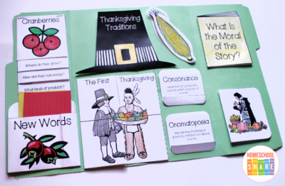 Cranberry Thanksgiving Lapbook - Homeschool Share