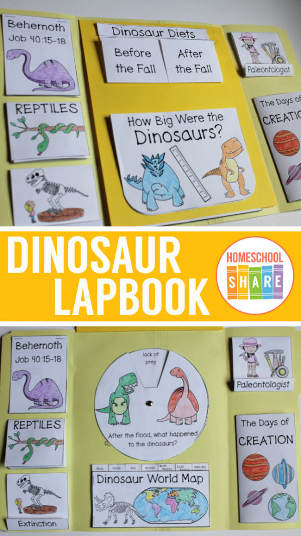 Free Dinosaurs Lapbook - Homeschool Share