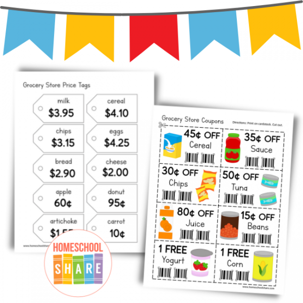 Pretend Play Grocery Store - Homeschool Share