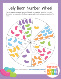 Free Jelly Bean Printables - Homeschool Share