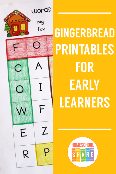 Gingerbread Printables - Homeschool Share