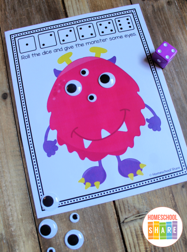 Monster Printables - Homeschool Share