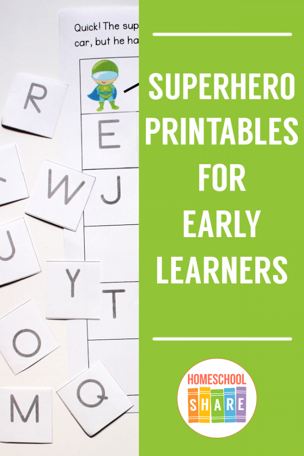 Superhero Printables - Homeschool Share