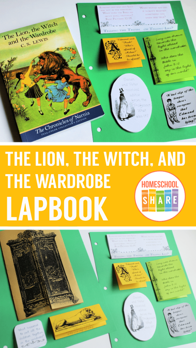 The Lion, the Witch, and the Wardrobe Lapbook - Homeschool Share