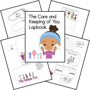 The Care and Keeping of You Lapbook - Homeschool Share