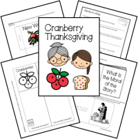 Cranberry Thanksgiving Lapbook - Homeschool Share