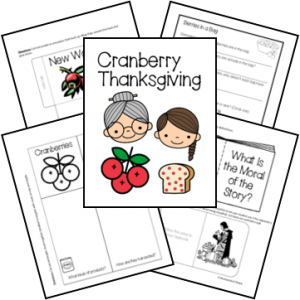 Cranberry Thanksgiving Lapbook - Homeschool Share