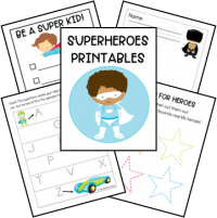 Superhero Printables - Homeschool Share