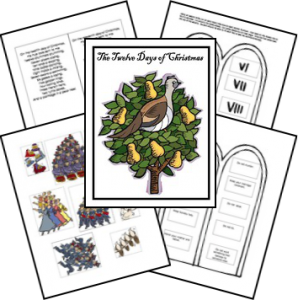 Free Twelve Days of Christmas Lapbook - Homeschool Share