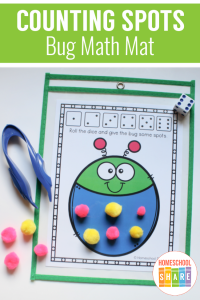 Bug Math Mat - Homeschool Share