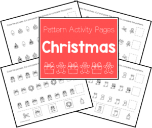 Christmas Pattern Activity Pages - Homeschool Share