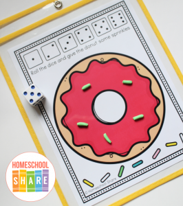 Donut Math Mat - Homeschool Share