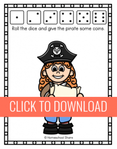 Pirate Math Mat - Homeschool Share