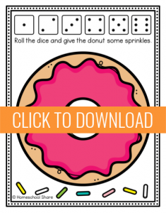 Donut Math Mat - Homeschool Share