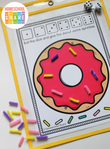 Donut Math Mat - Homeschool Share