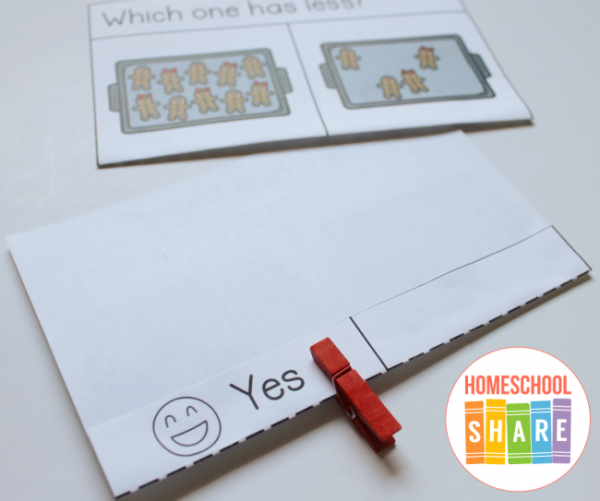Gingerbread Count and Clip Cards - Homeschool Share
