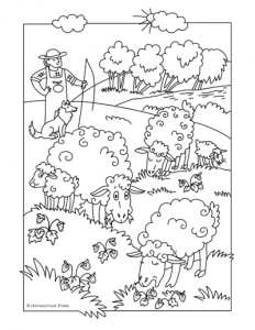 Farm Animals Coloring Pages - Homeschool Share