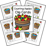 Apples Count and Clip Cards – Homeschool Share