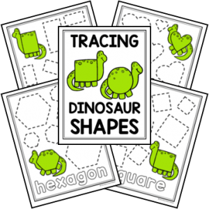 Dinosaur Tracing Worksheets - Homeschool Share