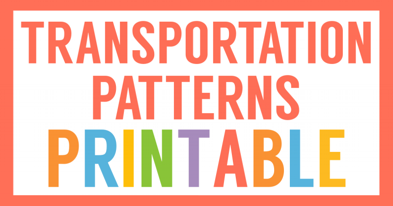 Transportation Preschool Theme Archives - Homeschool Share