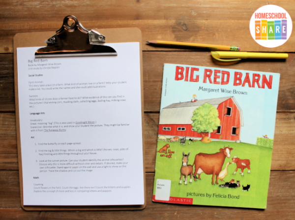 Big Red Barn Book Activities - Homeschool Share