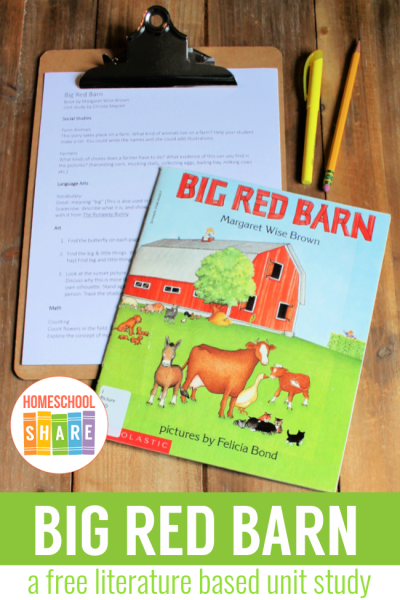 Big Red Barn Book Activities - Homeschool Share