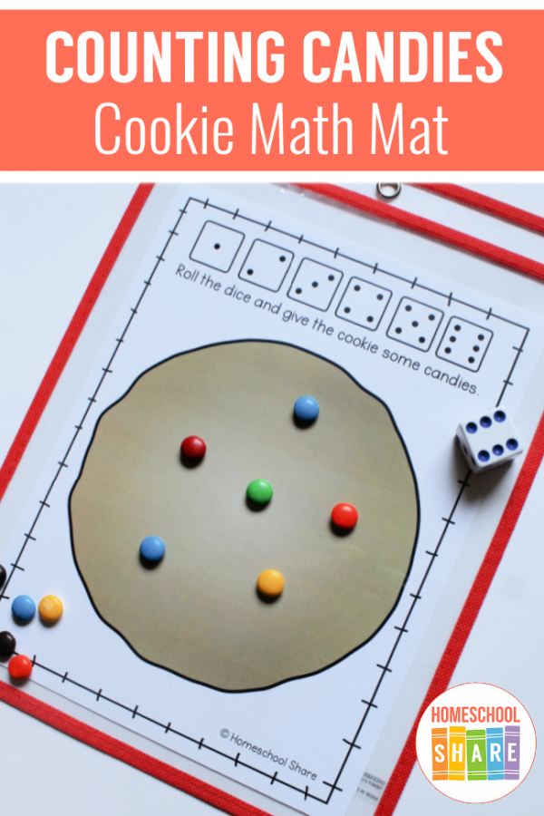 Cookie Math Mat - Homeschool Share