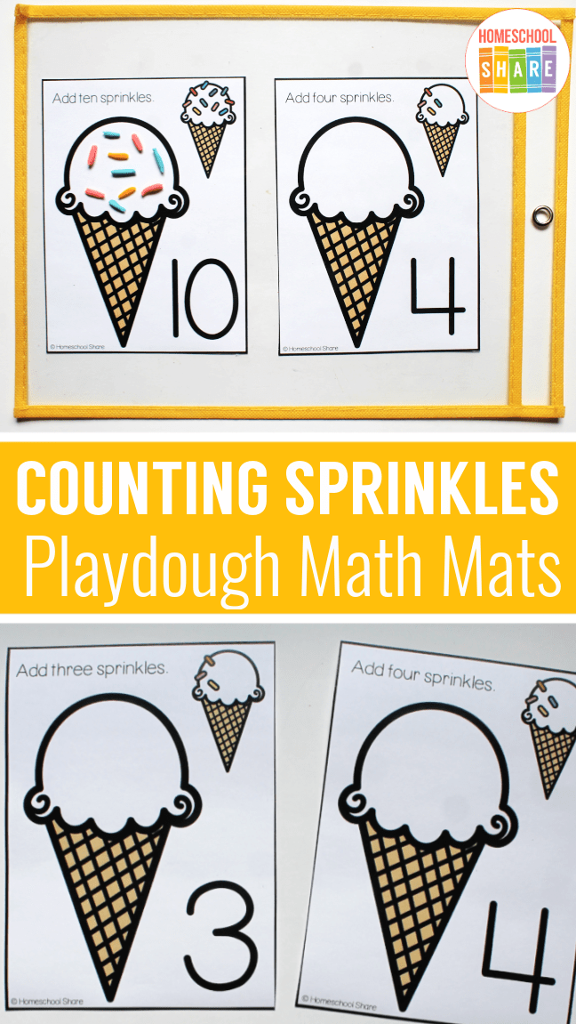 Ice Cream Counting Printable - Homeschool Share