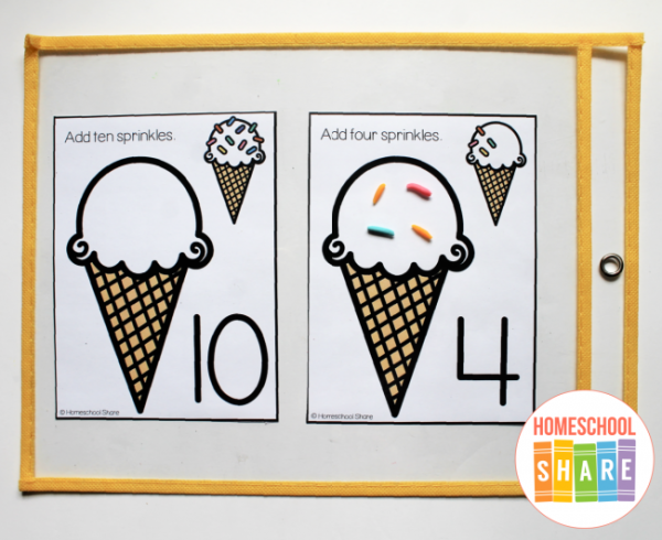 Ice Cream Counting Printable - Homeschool Share
