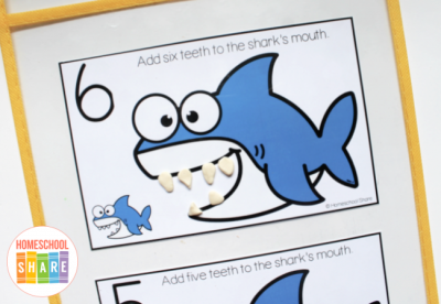 Shark Math Mats - Homeschool Share