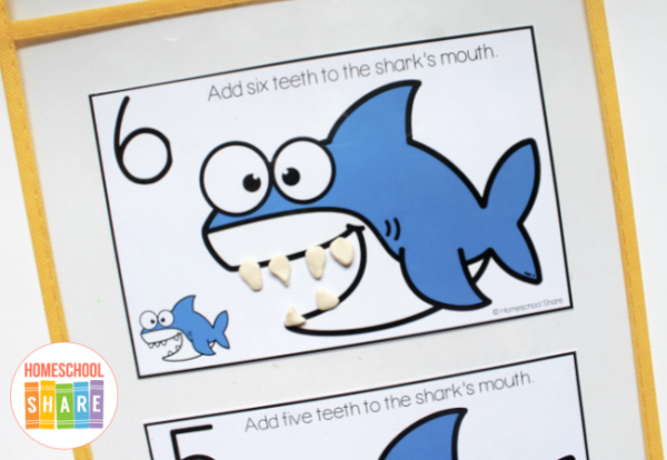 Shark Math Mats - Homeschool Share