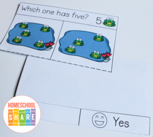 Frogs Count and Clip Cards - Homeschool Share