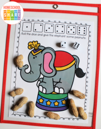 Elephant Math Mat - Homeschool Share