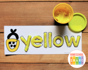 Free Printable Playdough Mats - Homeschool Share