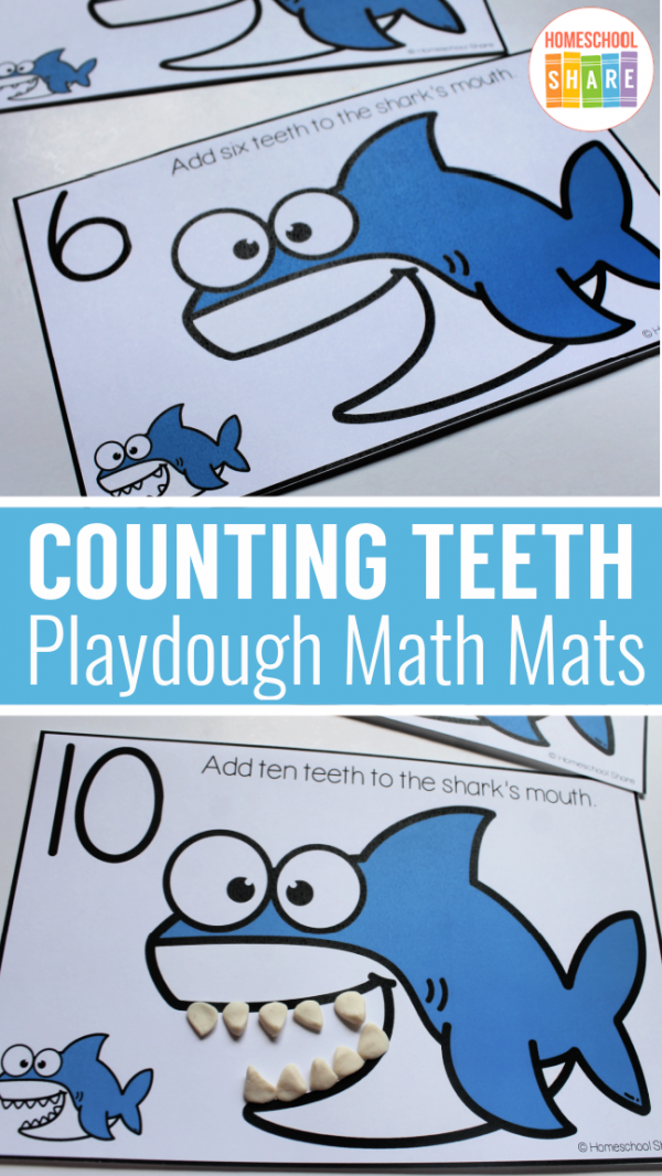Shark Math Mats - Homeschool Share