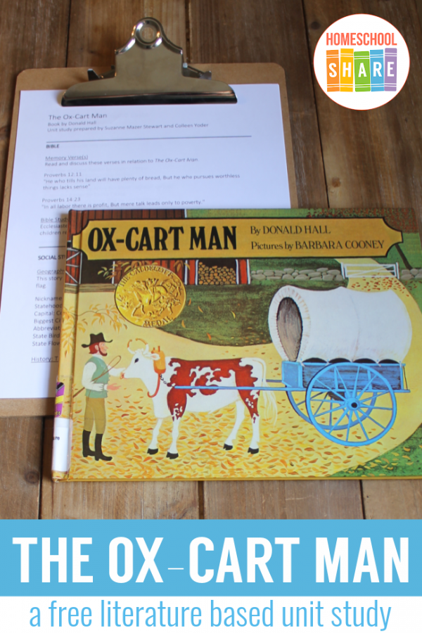 Free Ox-Cart Man Activities & Lessons - Homeschool Share